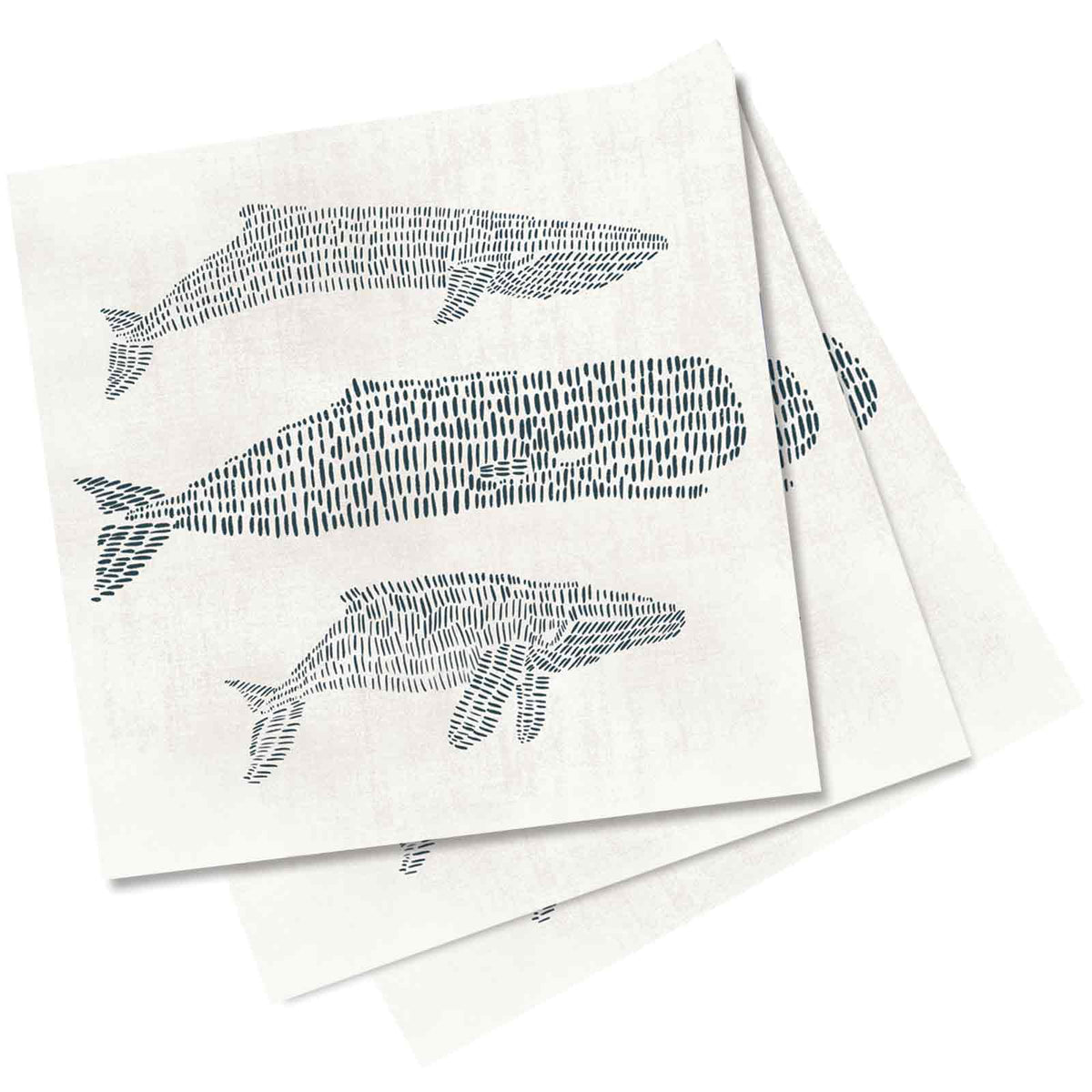 Whales Cocktail Napkins – Simpler Pleasures